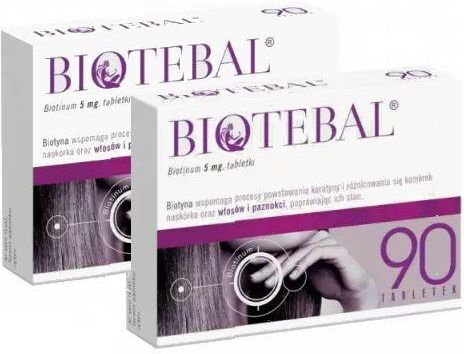 Biotebal 5 mg, 2 x 90 tabl - Opinie i ceny na Ceneo.pl