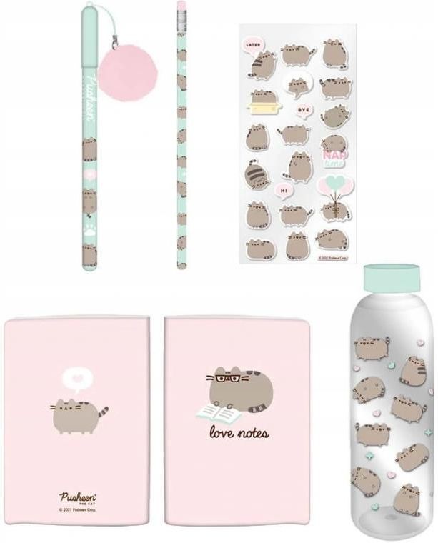 Blueprint Pusheen Notes Ołówek Długopis Naklejki Bidon - Ceny i opinie ...