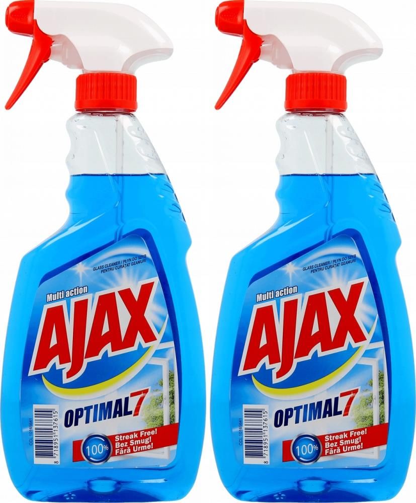 Ajax Multi Action Blue Płyn Do Mycia Szyb 2x500ml - Opinie i atrakcyjne ...