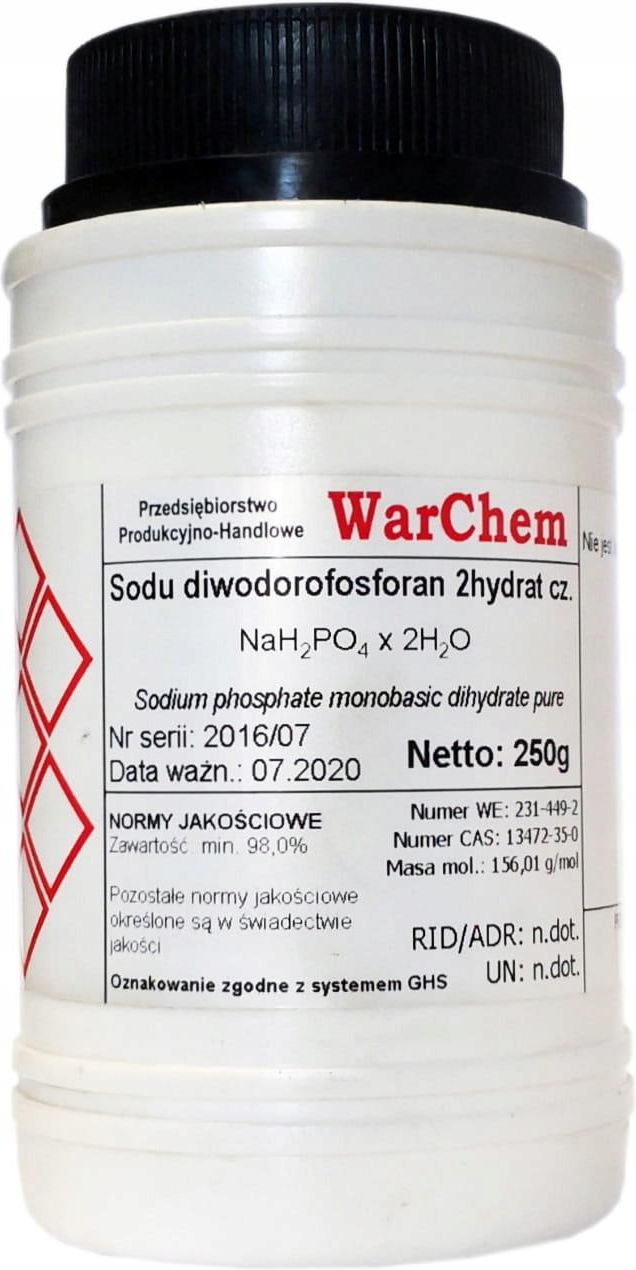 Warchem Fosforan Sodu I-Zas. 2Hydrat 250G 55195 - ceny i opinie - Ceneo.pl
