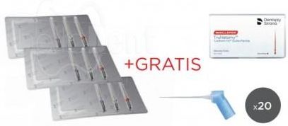 Dentsply 3X Pilniki Trunatomy + 1X Ćwieki Gutaperkowe Prime 60Szt ...
