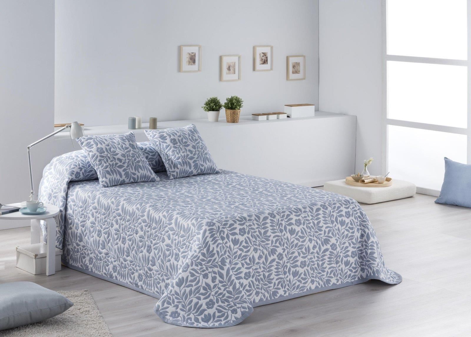 Jvr Tejidos Narzuta Fiore Azul 250x270 - Opinie i atrakcyjne ceny na Ceneo.pl