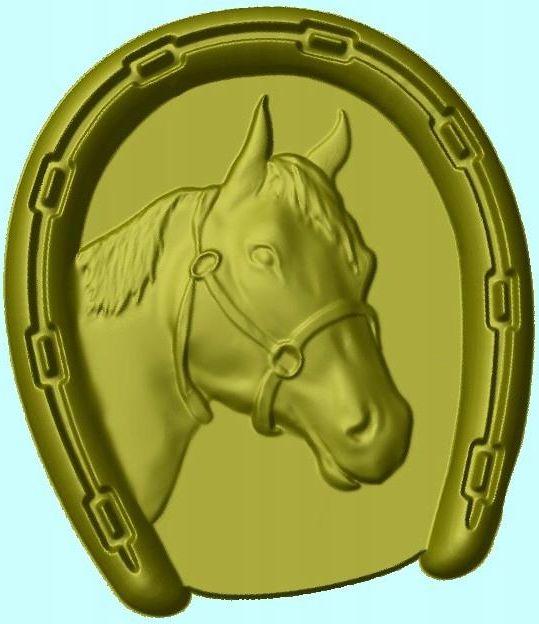 Koń Podkowa Płaskorzeźba Odlew Ozdoba Prezent - Gadżety dla domu - Ceny ...