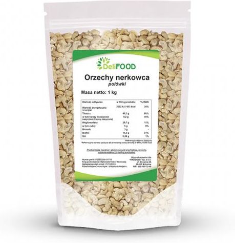 Vivio Orzechy Nerkowca Połówki 1kg - Ceny i opinie - Ceneo.pl