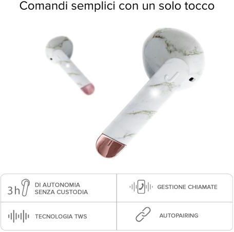 Słuchawki Jaz TWS Hoox (marmur) (HOOXBTMAR) - Opinie i ceny na Ceneo.pl