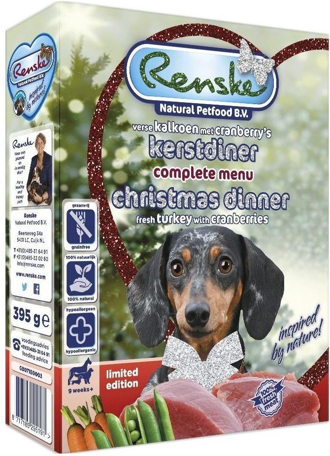 Karma Renske Natural Petfood Dog Fresh Meat Świeże Mięso Indyk Bez Zbóż ...