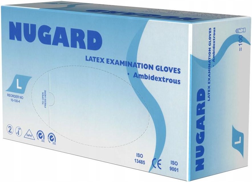 Hartmann Rękawiczki Nitrylowe Bezpudrowe Nugard 200Szt R. M - Ceny i opinie - Ceneo.pl