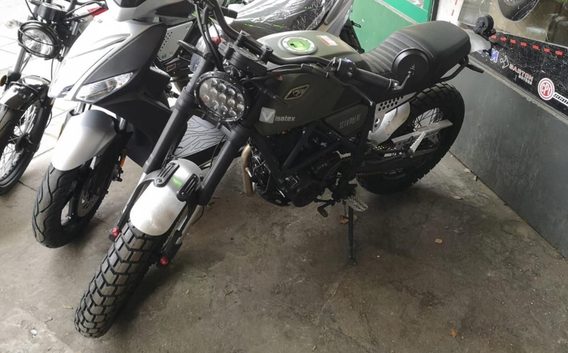 Zipp scrambler 125 Romet SCMR Junak M12 cafe - Opinie i ceny na Ceneo.pl