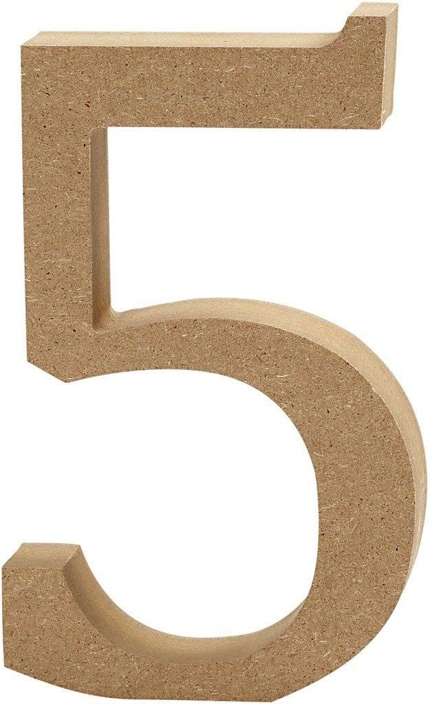 Cyfra 5 Z Mdf 8 Cm - - Ceny i opinie - Ceneo.pl