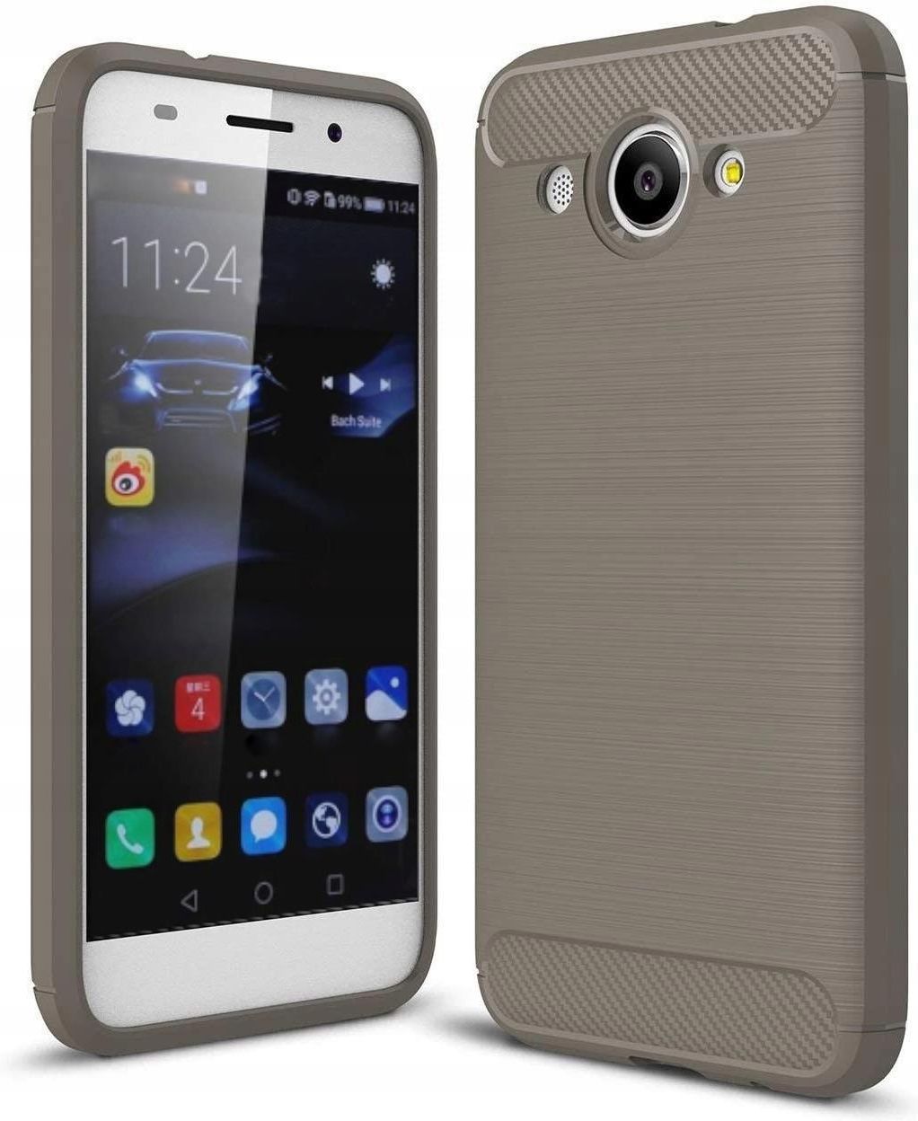 Etui YOUTAB KARBON Samsung Galaxy Y3 2017/2018 , Szary (265214) - Etui ...