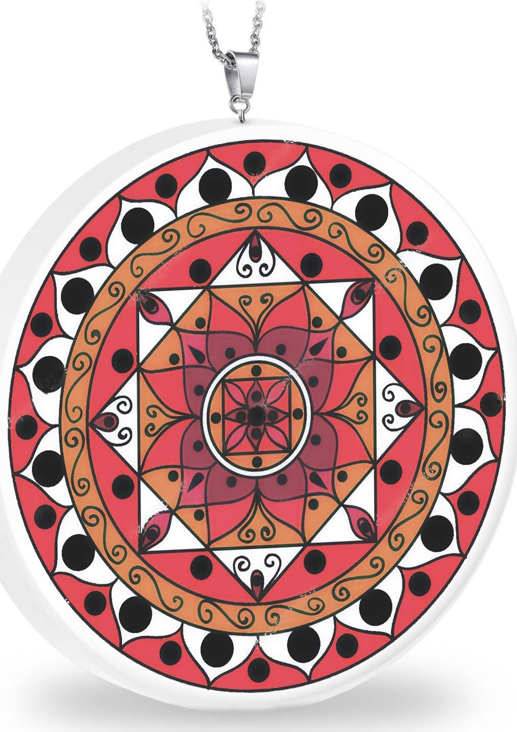 GANELLI GANELLI Wisiorek Ceramiczne Orientalne Motywy - Mandala Indie ...