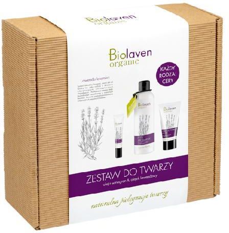 BIOLAVEN Zestaw Krem do twarzy na noc, 50 ml + Krem pod oczy, 15 ml + Płyn micelarny, 200 ml ...