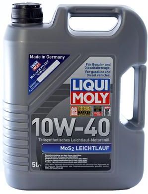 Olej silnikowy Liqui Moly Leichtlauf Mos2 10W40 5l 2184 - Opinie i ceny ...