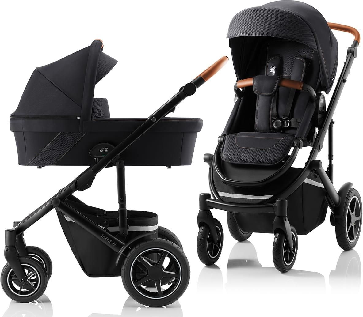 Wózek Britax&Romer Smile III 3 Fossil Grey Głęboko Spacerowy - Ceny i ...