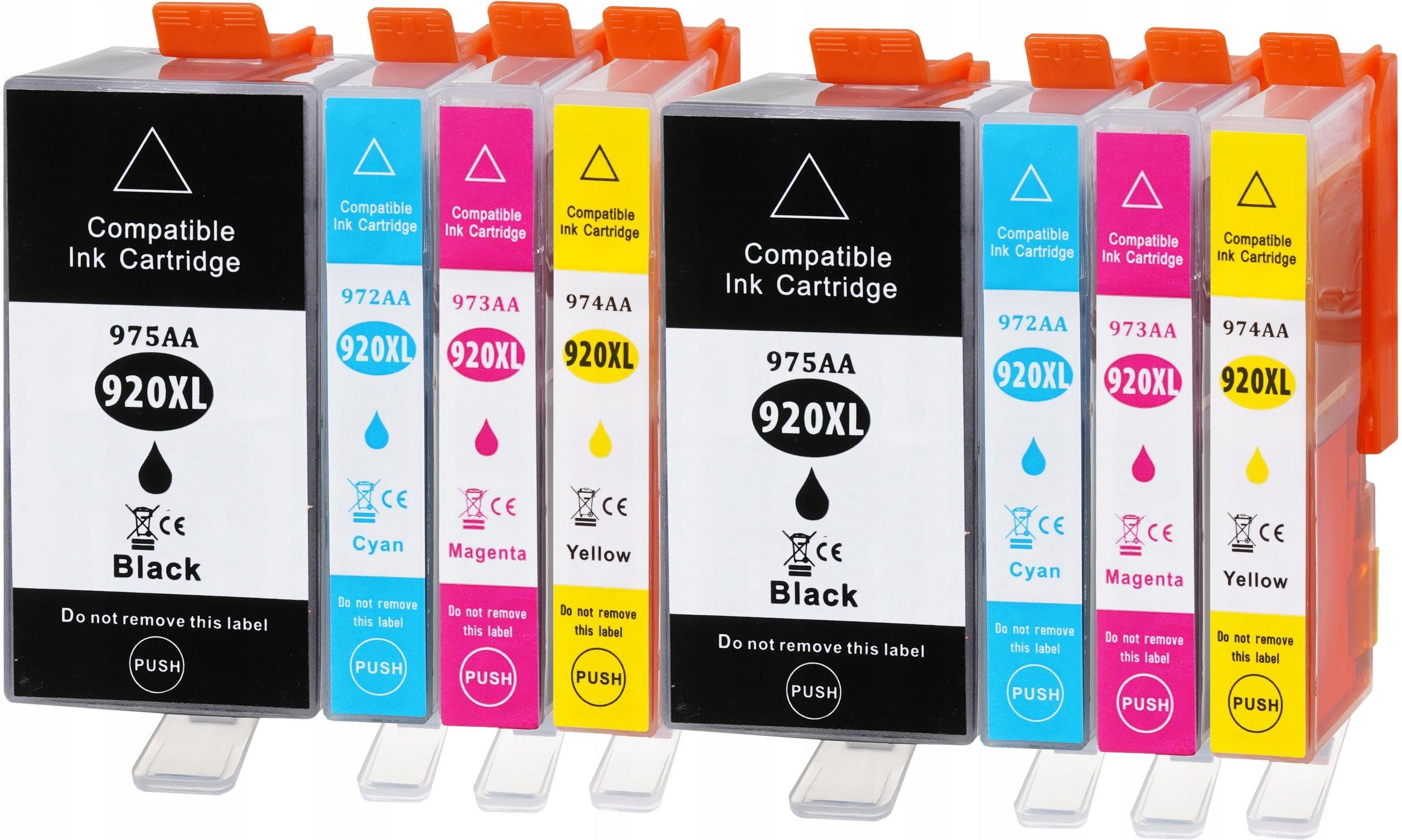 Tusz Tle 8x Tusz do Hp Officejet 7500A E910a (HP920) do drukarki ...