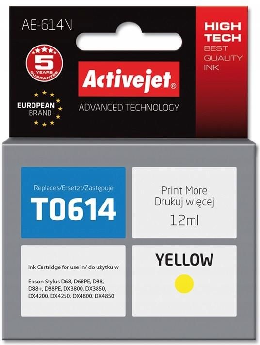 Tusz Activejet Epson T0614 Żółty AE-614N do drukarki - Opinie i ceny na ...