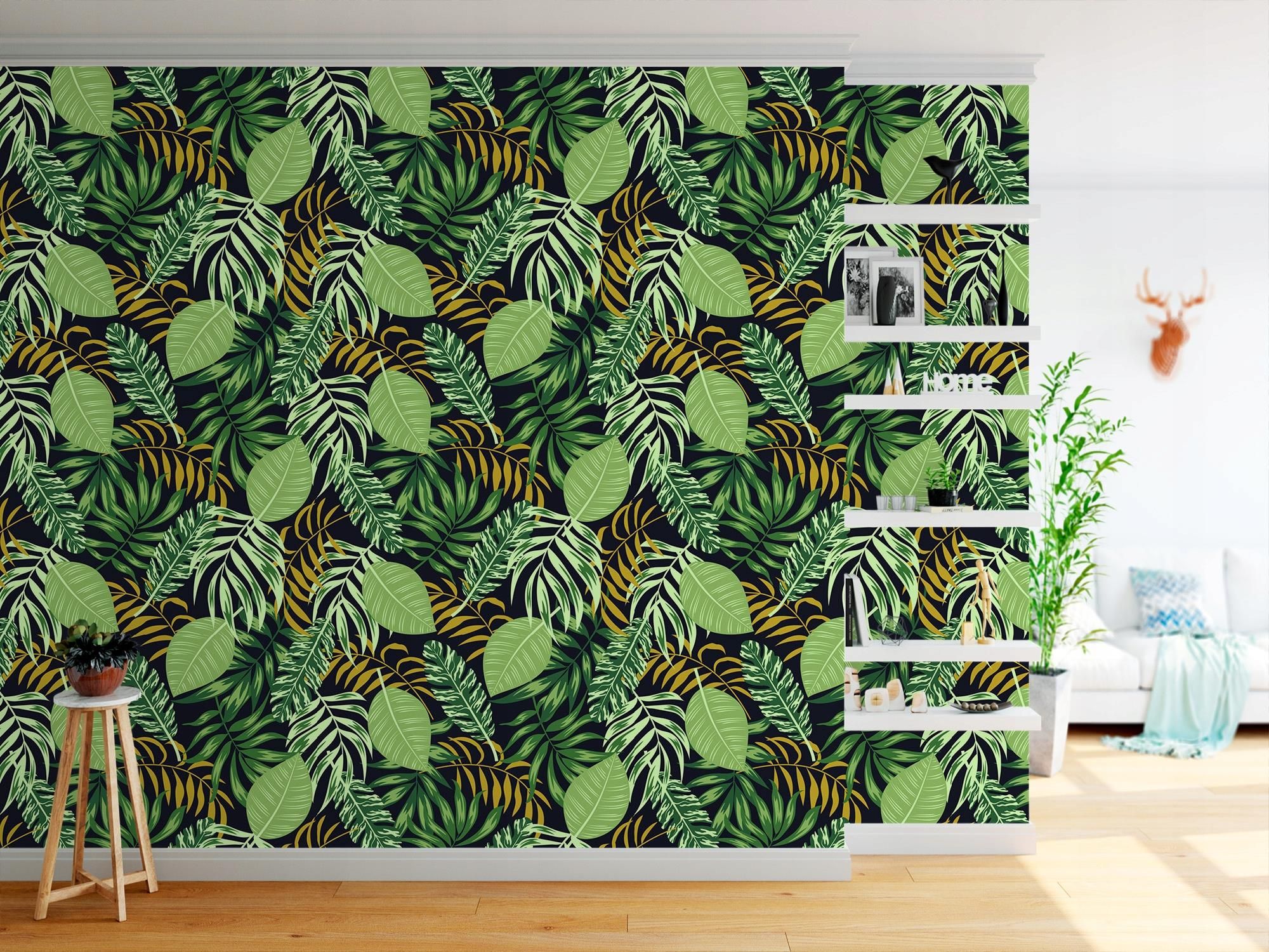 Printedwall Tapeta Liście Palmy Liściasta T0391 - Opinie i ceny na Ceneo.pl