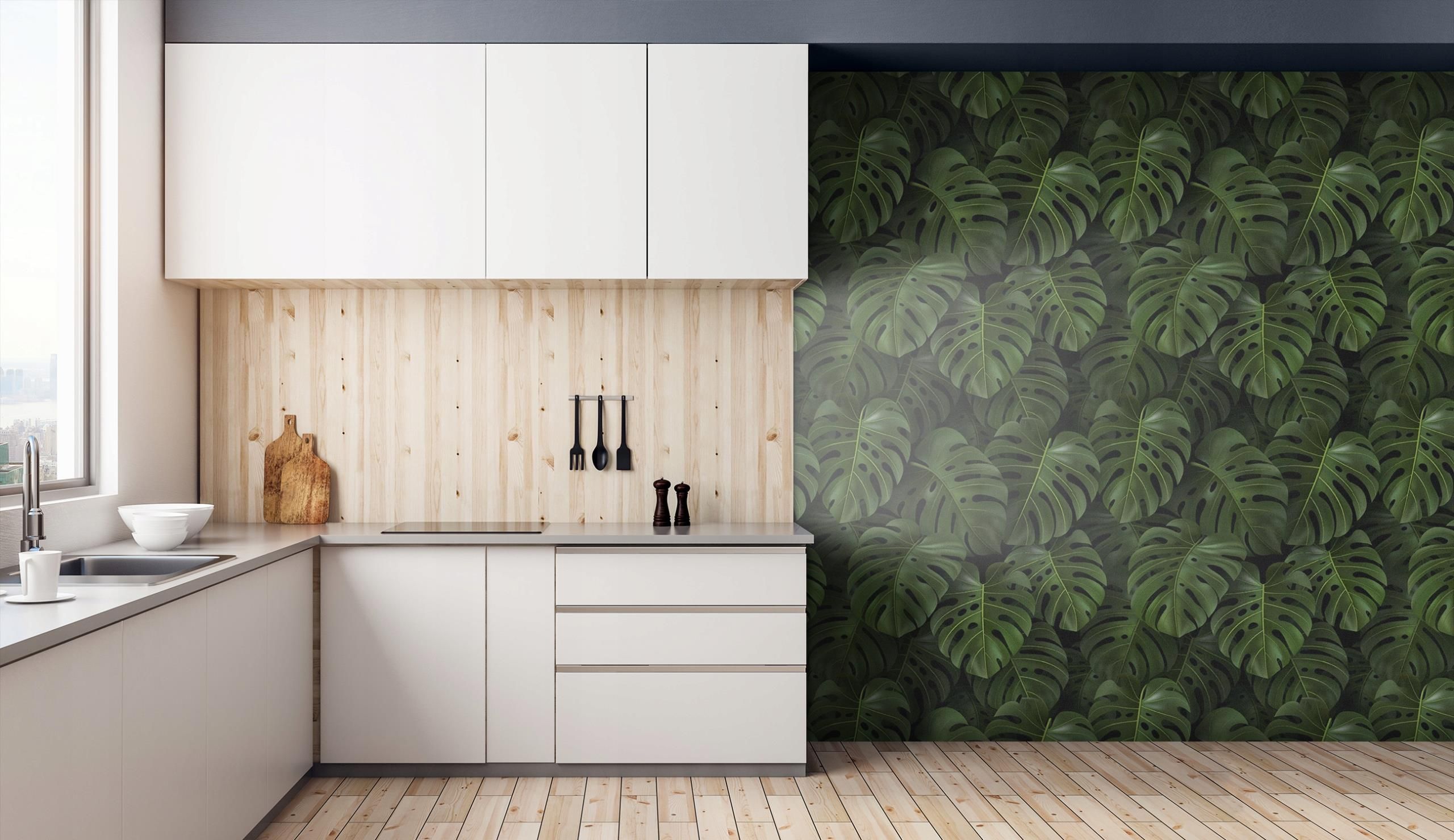 Printedwall Tapeta Liście Monstera Tropikalna T0254 - Opinie i ceny na ...
