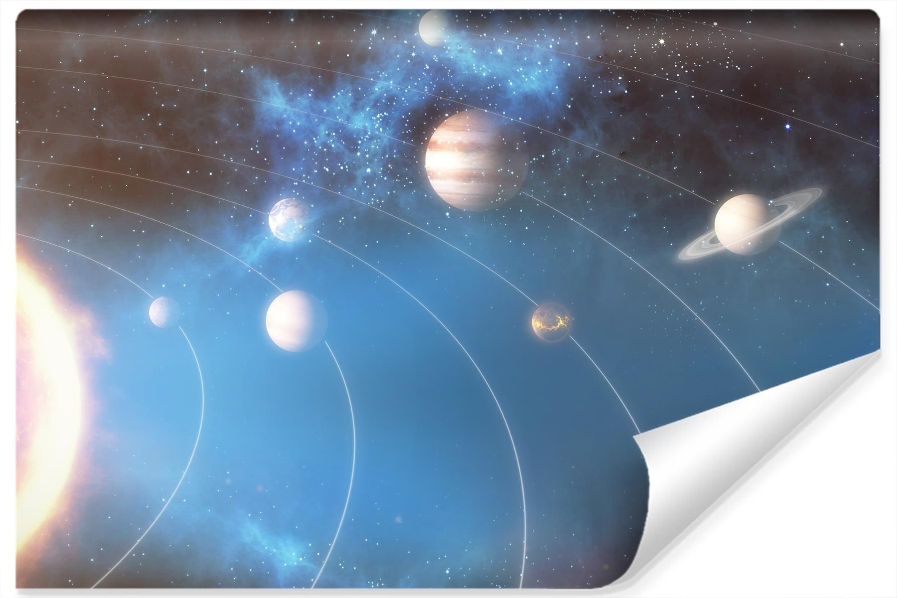 Muralo Fototapeta Słońce Planety Kosmos Mgławice 270x180 - Opinie i ceny na Ceneo.pl
