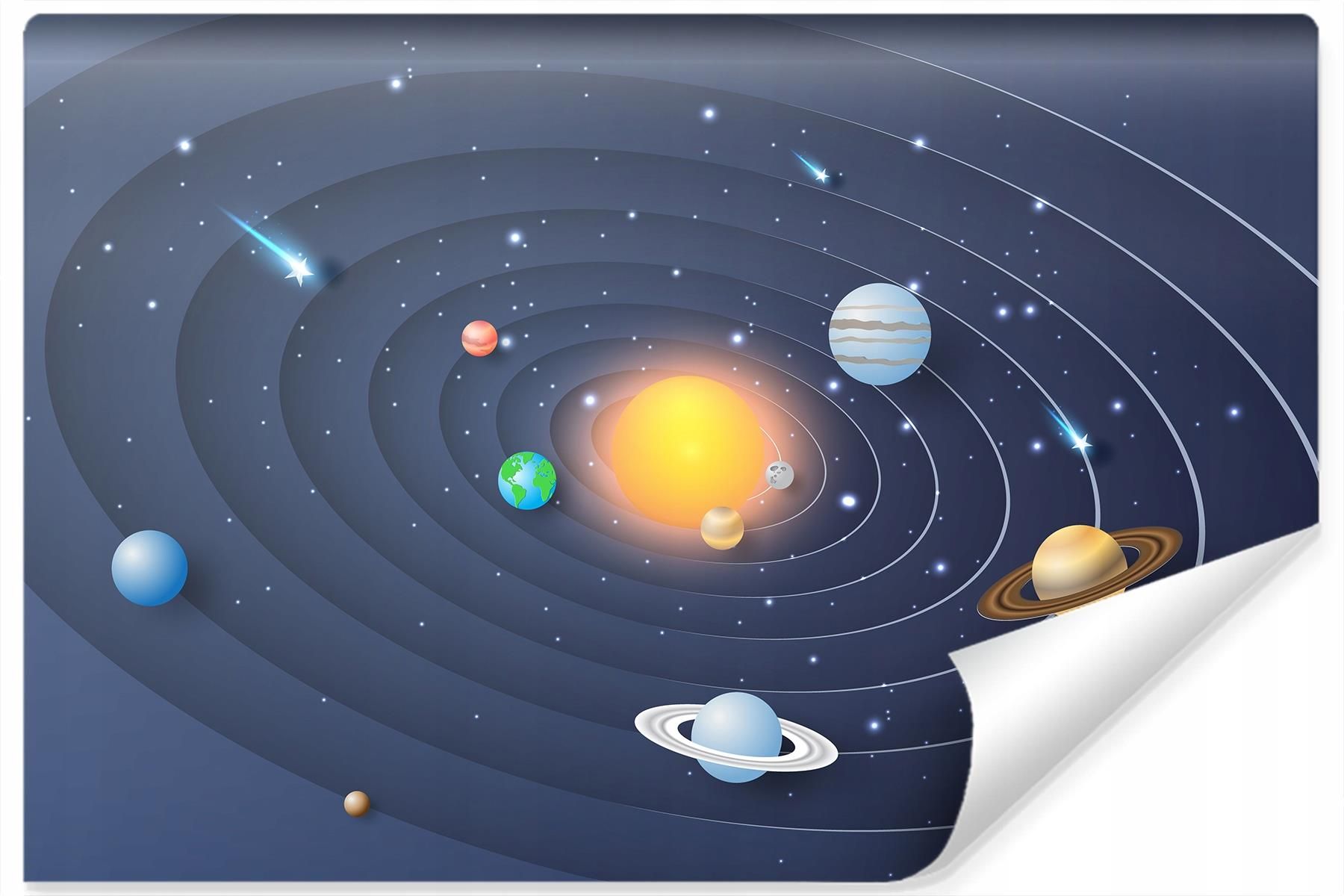 Muralo Fototapeta Układ Słoneczny Grafika Gwiazdy 405x270 - Opinie i ceny na Ceneo.pl