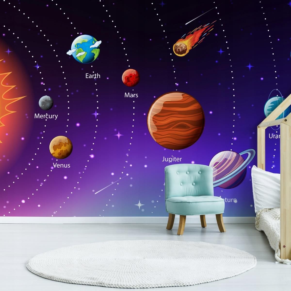 Muralo Fototapeta Młodzieżowa Kosmos 3D Angielski 405x270 - Opinie i ceny na Ceneo.pl