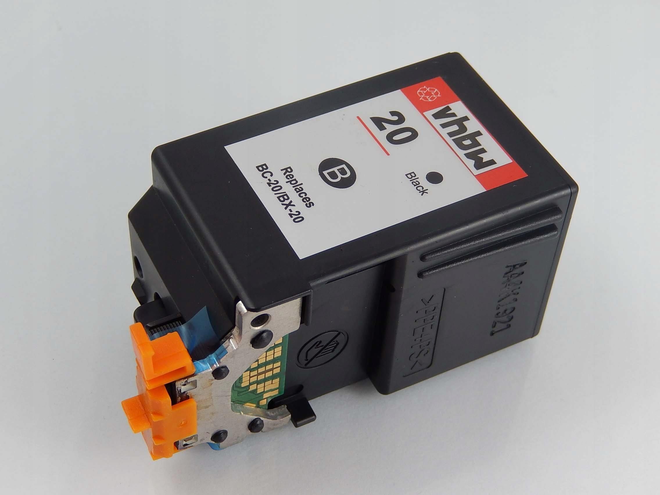 Tusz Vhbw Tusz czarny do Canon Bjc 4550, 4650, 5500 (4251358540502) do ...