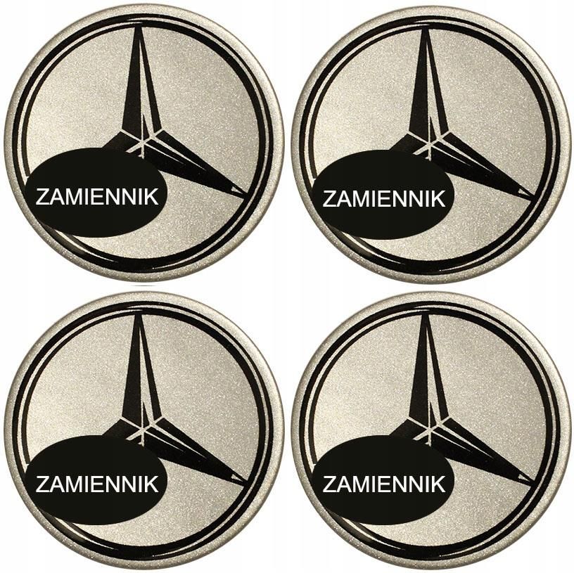 Pokrowiec samochodowy ZAMIENNIK EMBLEMATY NAKLEJKI FELGI KOŁPAKI DEKLE MERCEDES 50 - Opinie i ...