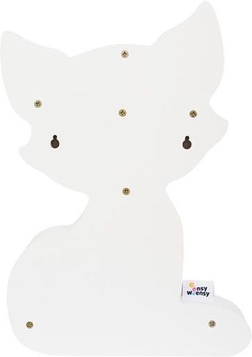 Lampka Dziecięca Kitten White Lily Nocna Led Kotek Stojąca Kinkiet Dla ...
