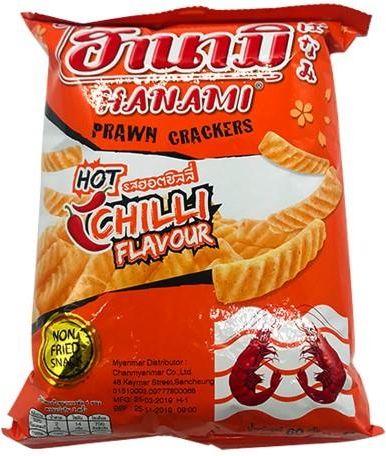 Hanami Chipsy krewetkowe Hot Chili 62g - Ceny i opinie - Ceneo.pl