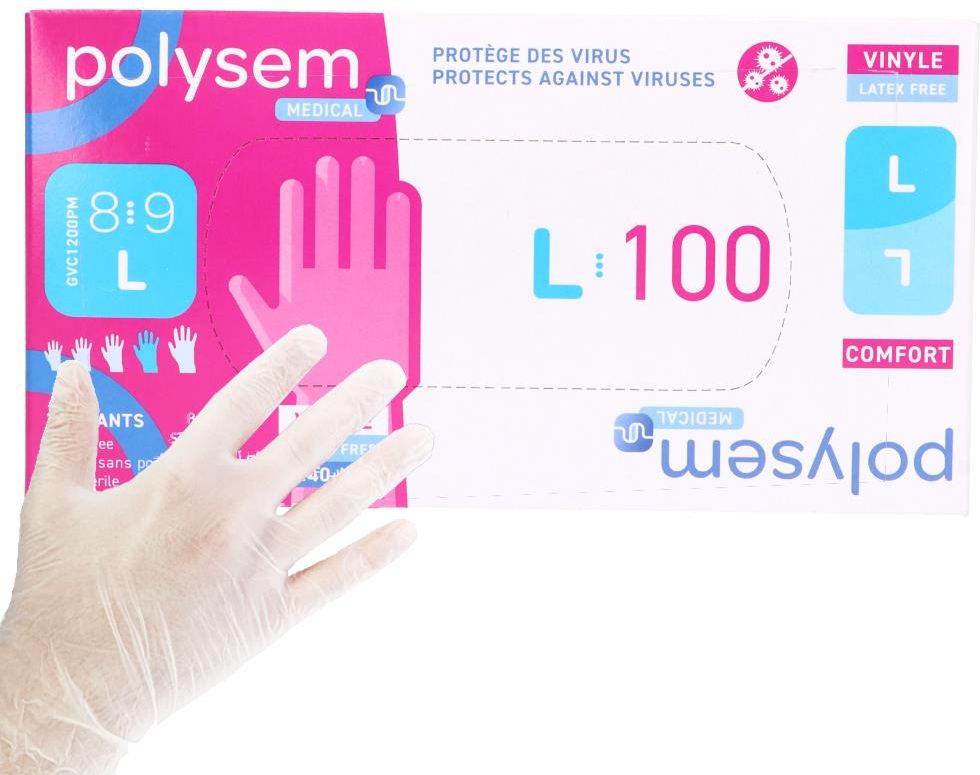 Rękawice Winylowe Polysem Medical - Ceny i opinie - Ceneo.pl