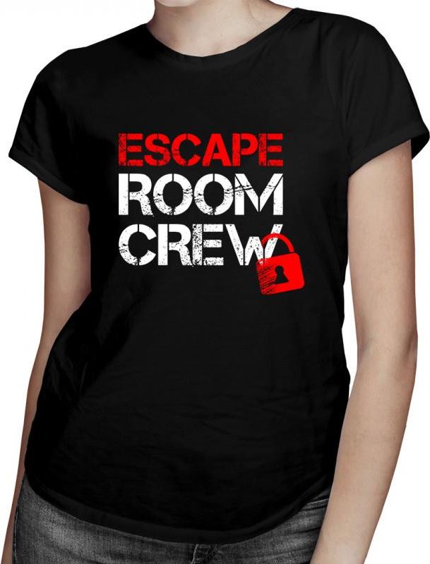 Koszulkowy Escape Room Crew - Damska Koszulka Z Nadrukiem - Ceny i ...