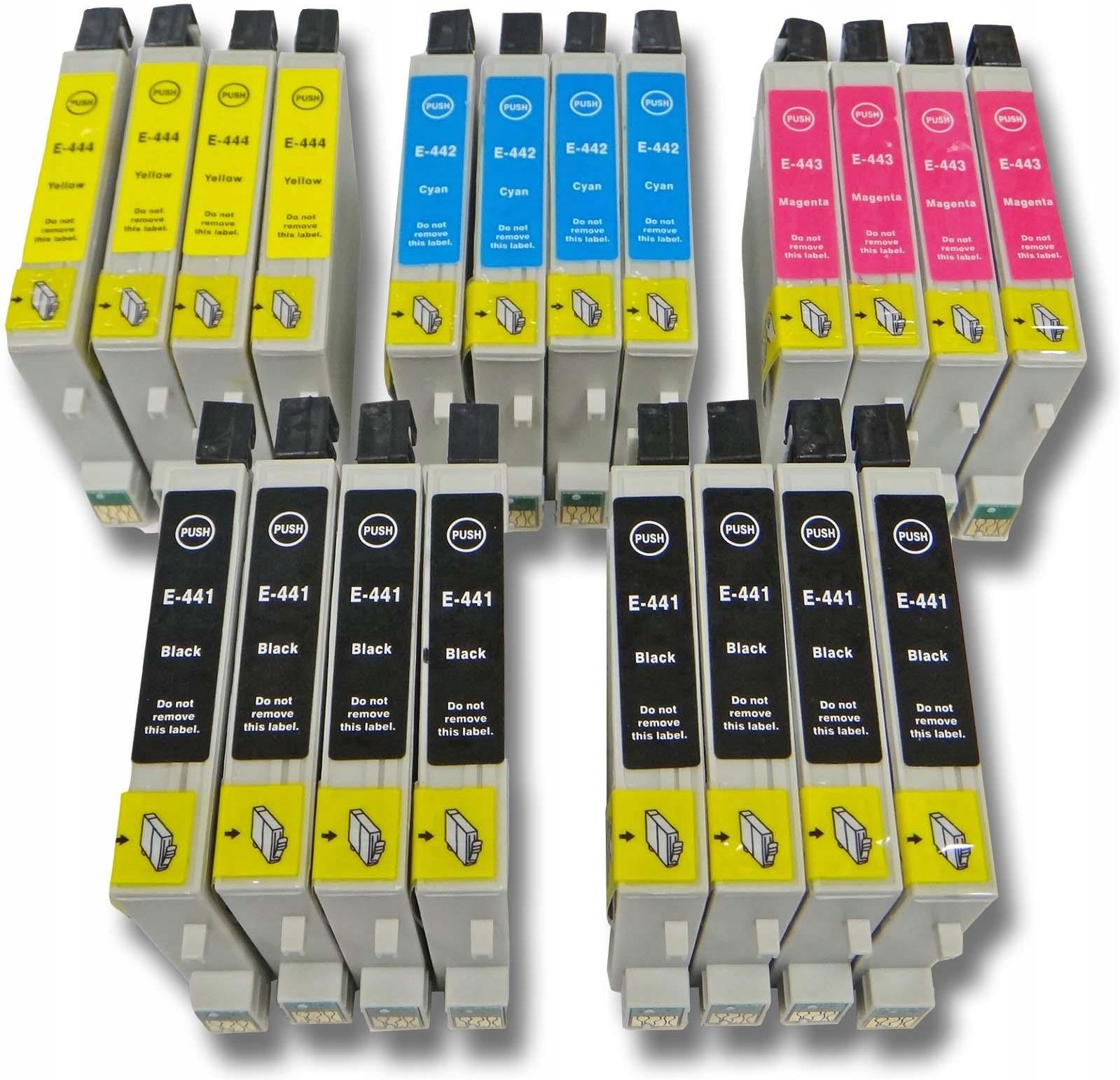 Tusz VHBW ZESTAW 20X TUSZ DO EPSON STYLUS C64, C66, C84, C86 do ...
