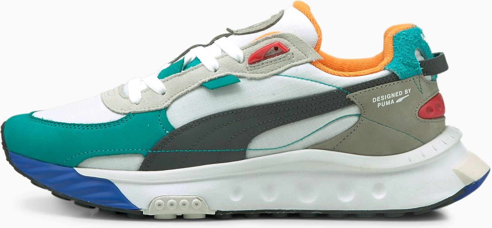 PUMA Wild Rider Layers Buty Sportowe, Biały / Zielony, rozmiar 44,5 ...
