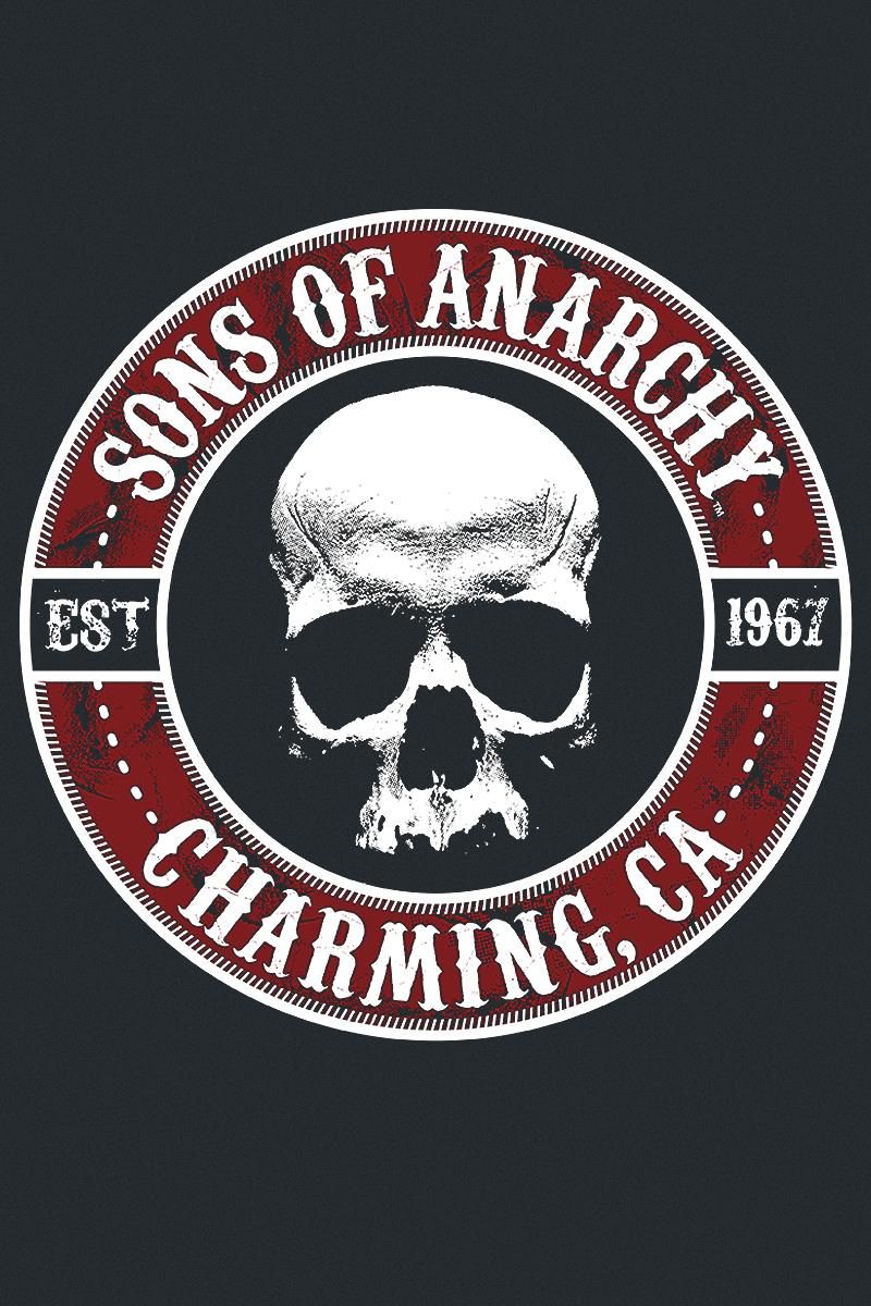 Sons Of Anarchy - Logo Charming, Ca - Tanktop - Czarny - Ceny i opinie ...