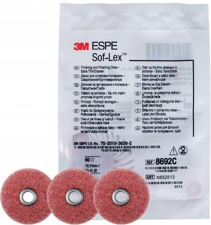 3M Espe Sof-Lex Krążki 8692C Drobnoziarnist 12,7Mm - ceny i opinie ...