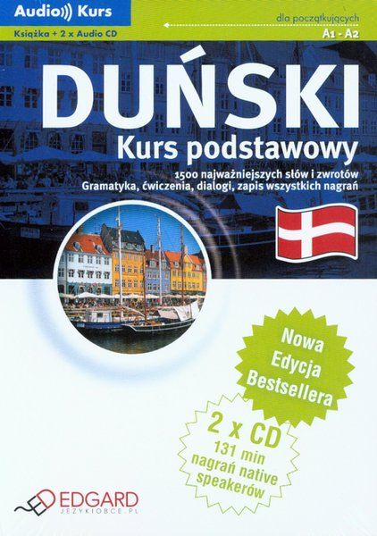 Program do nauki języka Duński kurs podstawowy. Kurs audio (książka + 2 CD). Nowa edycja ...