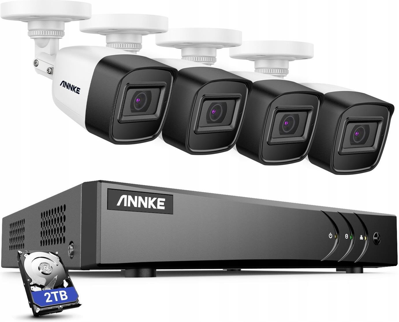 Zestaw do monitoringu Annke System Bezpieczeństwa 8Ch 5Mp Super Hd ...