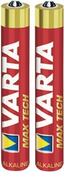 Varta zestaw 2 baterii alkalicznych Max Tech AAAA, 1,5V, 62mAh - Ceny i ...