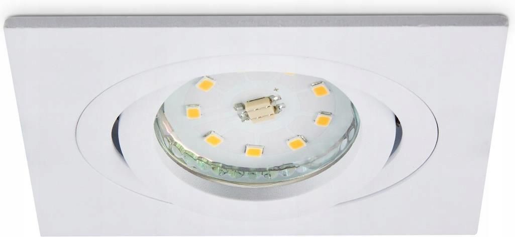 Kobi Oprawa oprawka LED halogenowa ruchoma kwadratowa biała matowa OH28 4916 - Opinie i ...