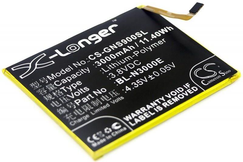 Bateria Cameron Sino Gionee GN9013 BL-N3000E 3000mAh 11.40Wh Li-Polymer 3.8V (CSGNS900SL ...