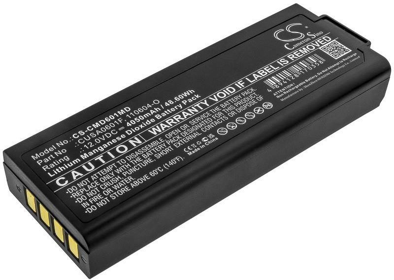 Cameron Sino CU Medical Defibrillator I-PAD CUSA0601F 4050mAh 48.60Wh Li-MnO2 12.0V (CSCMD601MD ...