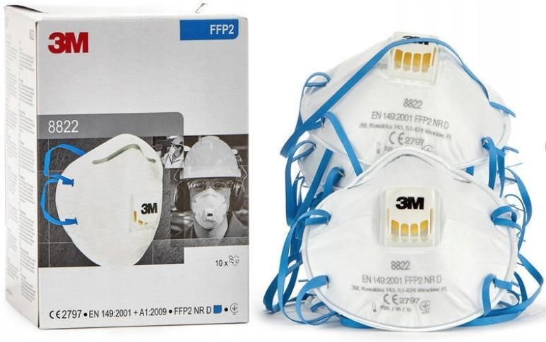 Maska Przeciwpyłowa 3M 8822 Półmaska Ffp2 - Ceny i opinie - Ceneo.pl