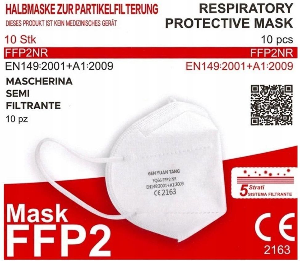 Maseczka Maseczki Ochronne Maska Ffp2 Maski Kn95 - Ceny i opinie - Ceneo.pl