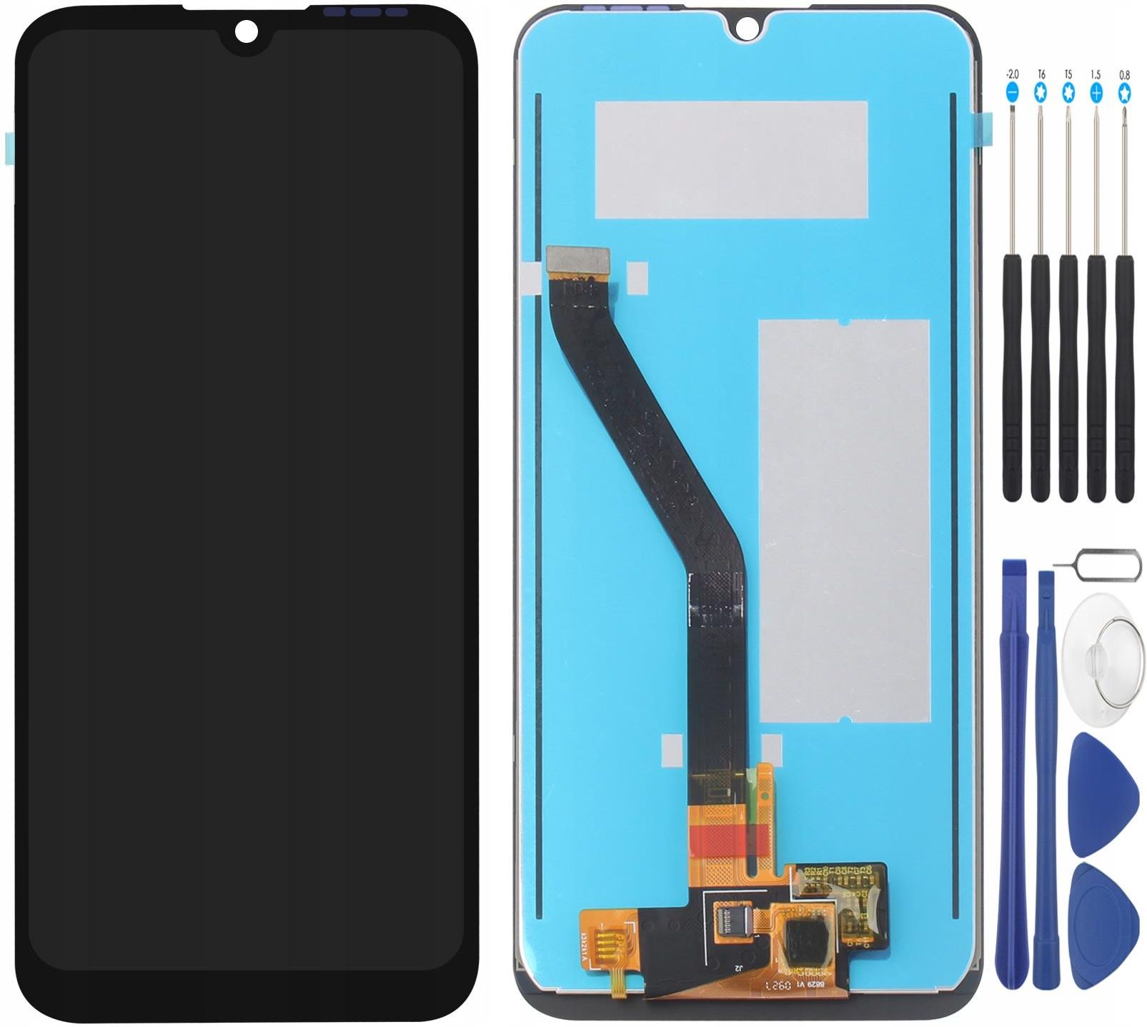 Podzespoły do telefonu HUAWEI Y6S 2019 JAT-LX1 WYŚWIETLACZ LCD DOTYK ...