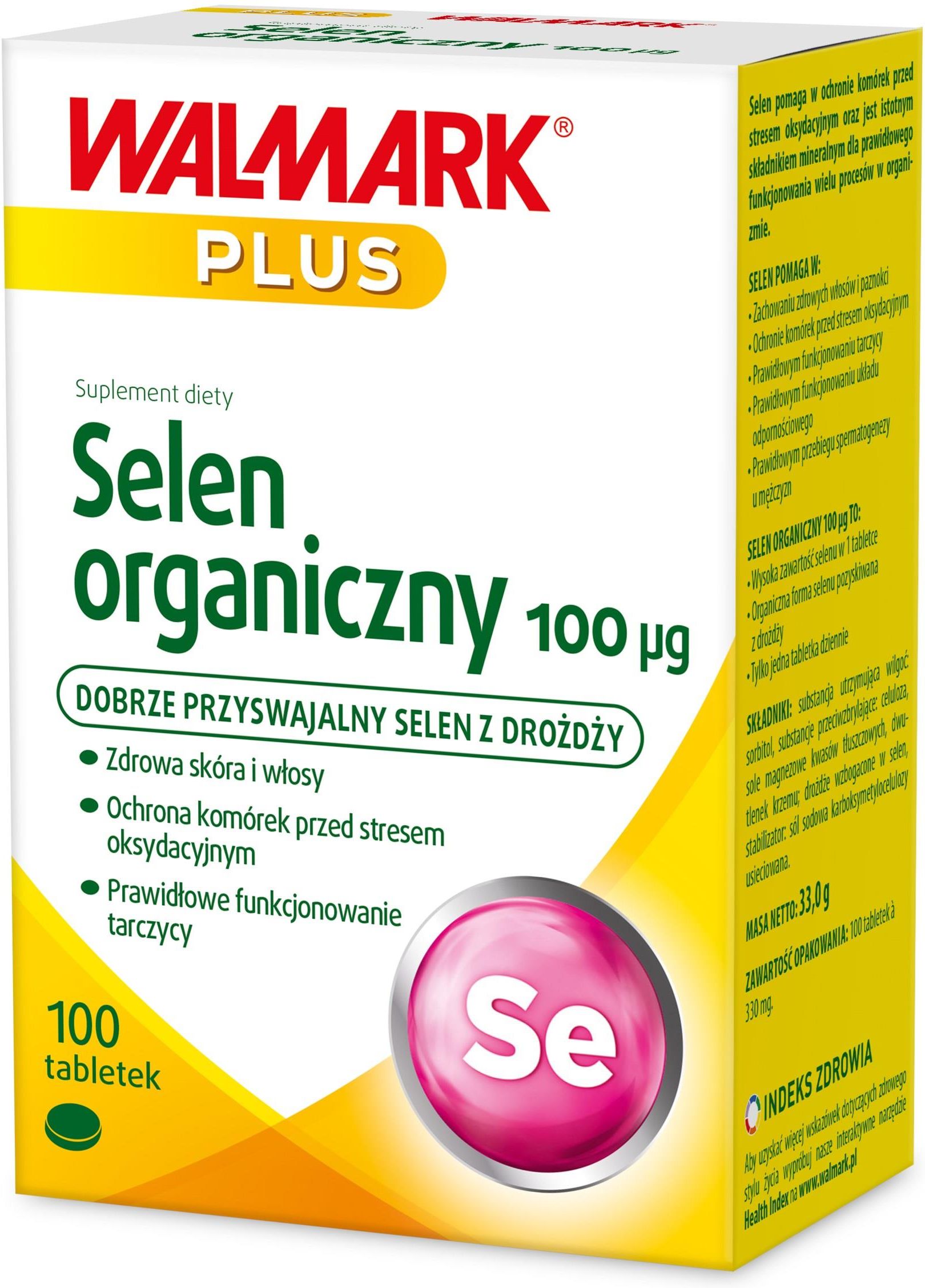 WALMARK selen 50mcg 100 tabl - Opinie i ceny na Ceneo.pl