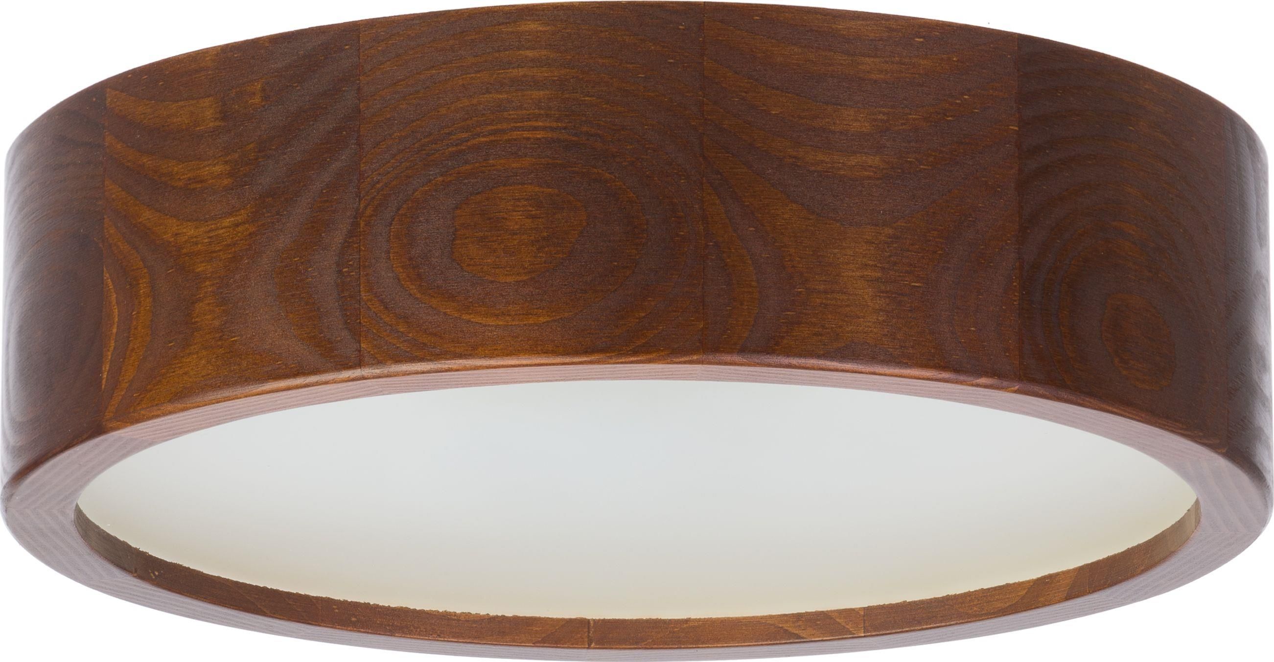 Lampa sufitowa Stolarnia Pika Lampa sufitowa LEJA Plafon fi 275 ORZECH WŁOSKI - Opinie i ...