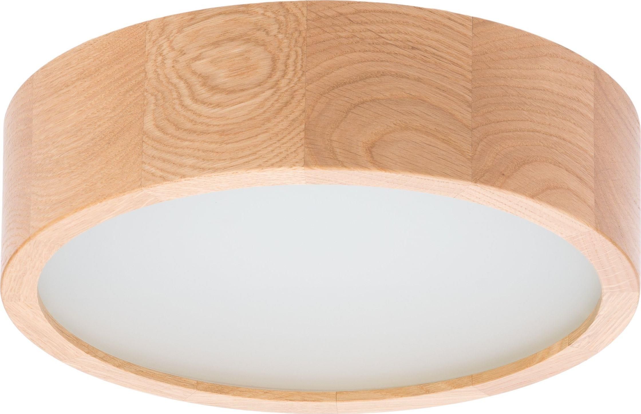 Lampa sufitowa Stolarnia Pika Lampa sufitowa LEJA Plafon fi 275 drewniana DĄB - Opinie i ...