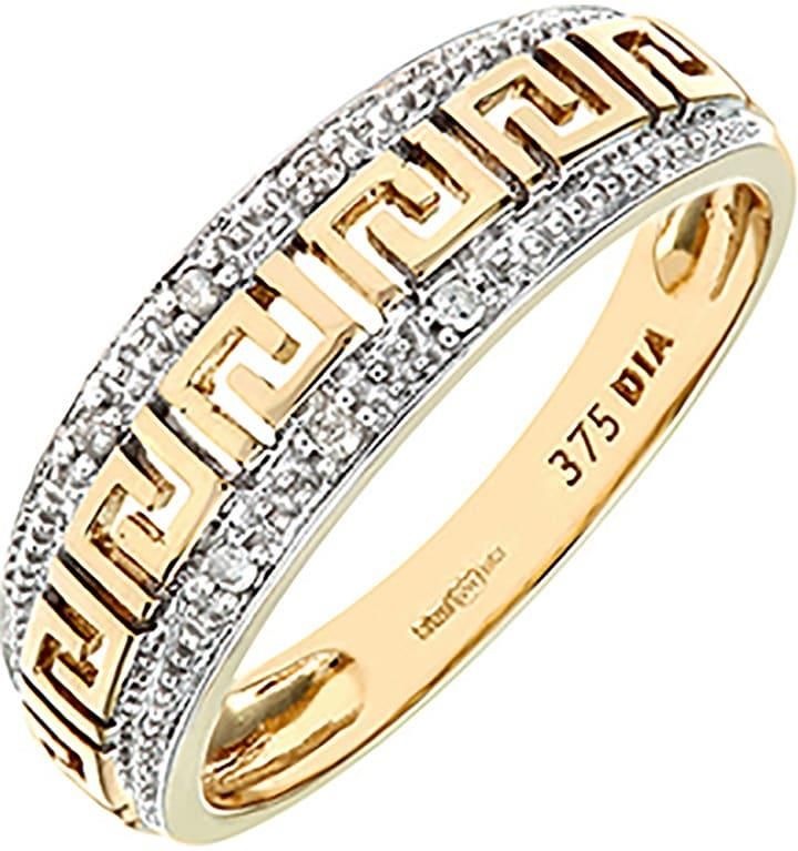 REVONI ZŁOTY PIERŚCIONEK Z DIAMENTAMI - Ceny i opinie - Ceneo.pl