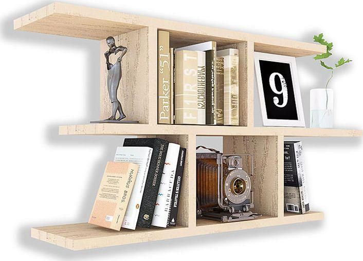 Elior Minimalistyczna Półka Andynawska Dąb Sonoma Meggi 8693767 ...