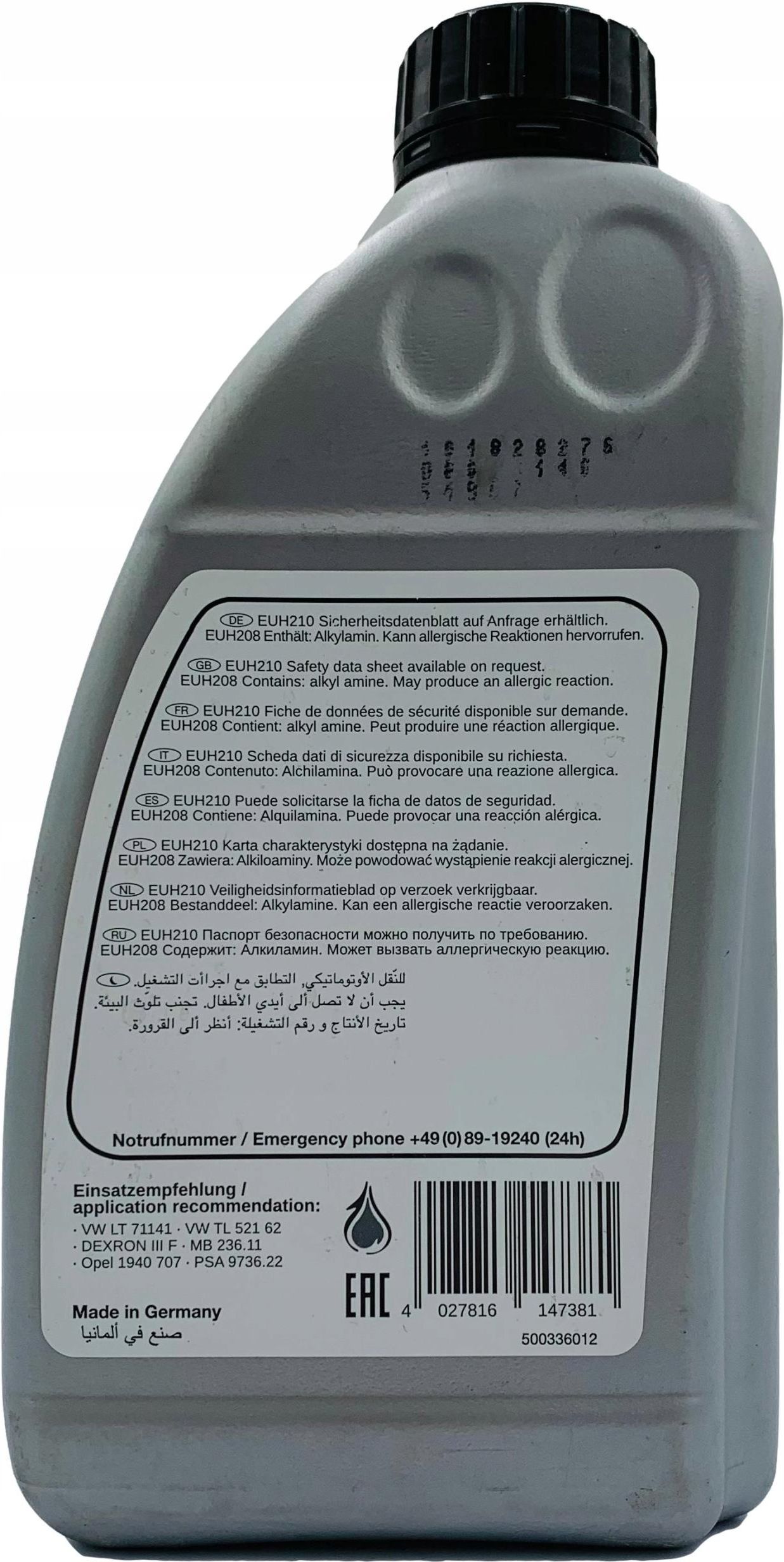 Olej przekładniowy Febi Bilstein Blistein Automatikgetrieböl Nr 14738 ...